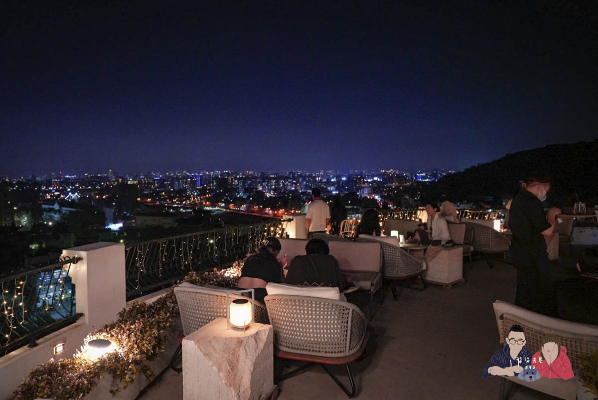 眺高》台中景觀超夢幻的夜景餐廳，約會必訪，推薦傍晚來，一次飽覽夕陽跟夜景！ - 柒柒夫妻543